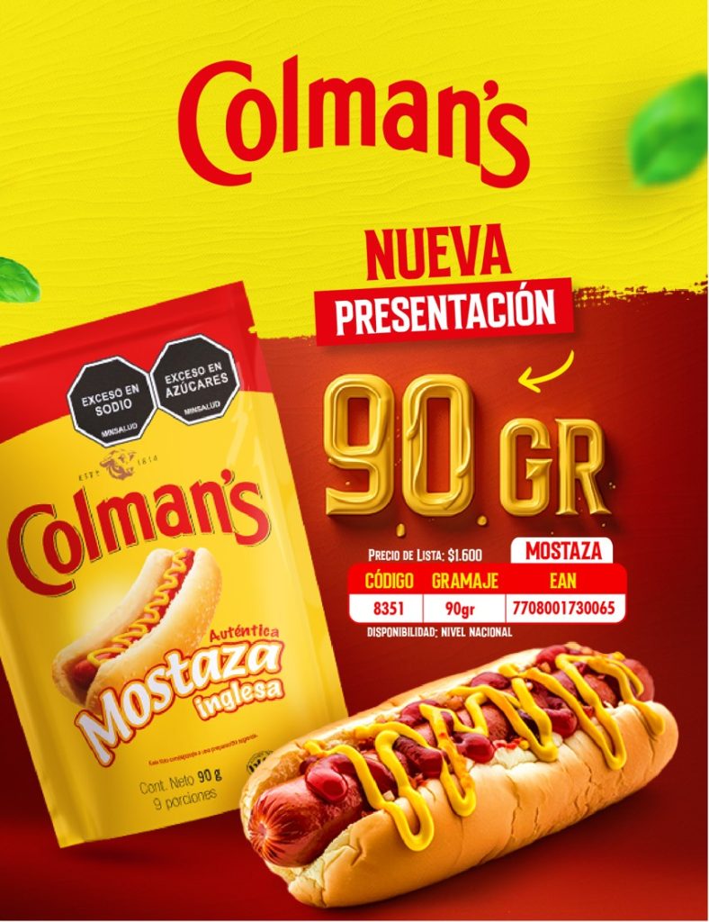 Nueva presentación Mostaza Colman ́s - Harinera del Valle (HV ...
